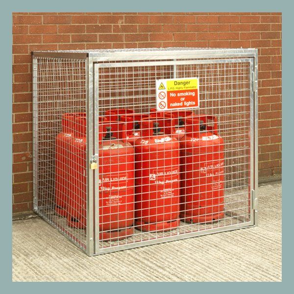 Premier Standard Gas Cylinder Cage – Secure Storage for 9 x 19kg Cylinders