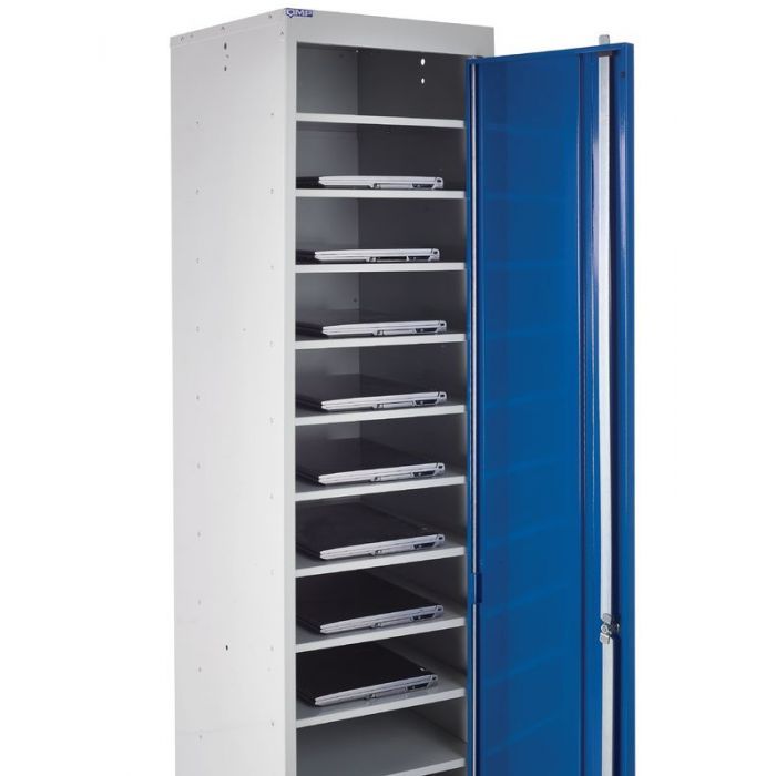 QMP One-Door Laptop & Tablet Storage Locker – Holds Up to 15 Devices
