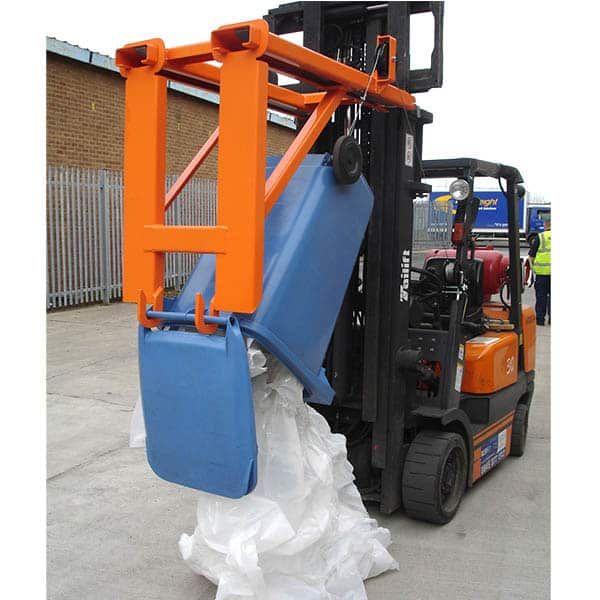 Invicta Fork Mounted 240 Litre Wheelie Bin Lifter – Efficient Waste ...