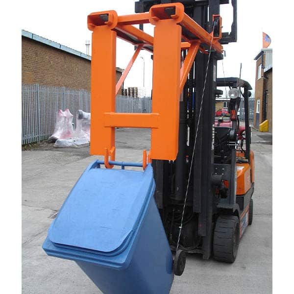 Invicta Fork Mounted 240 Litre Wheelie Bin Lifter – Efficient Waste ...