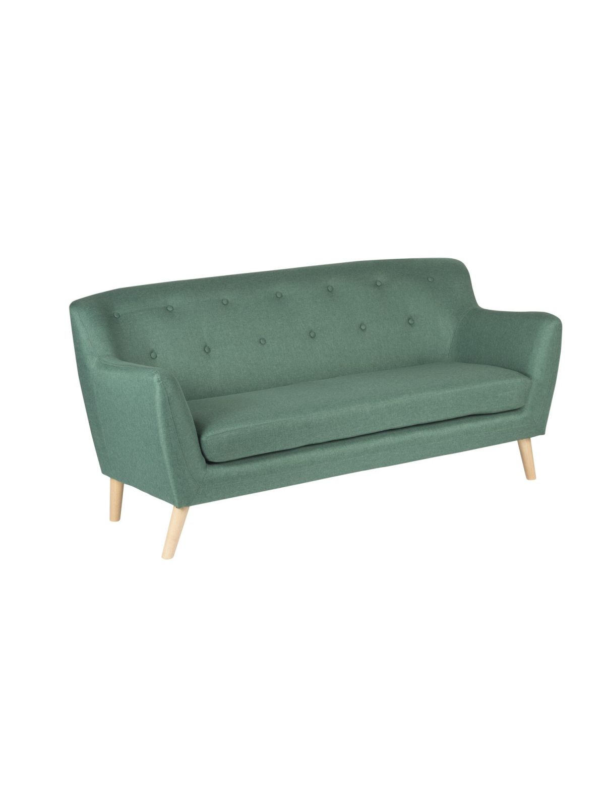 Teknik Modern Ocean Green Skandi 3-Seater Sofa