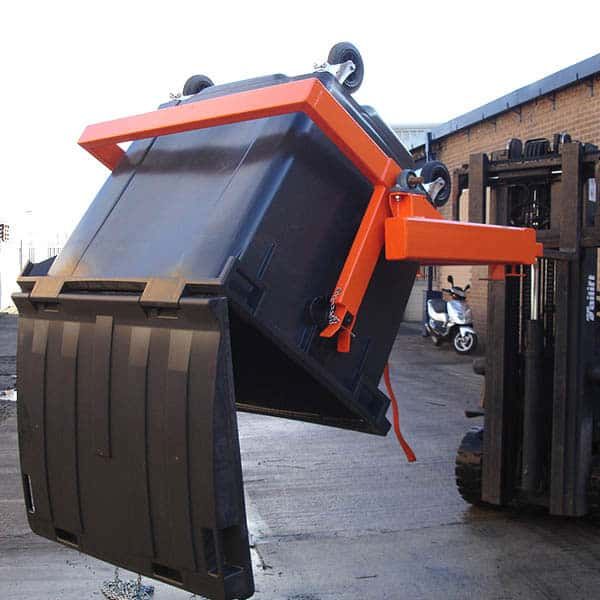 Invicta Forklift 1100 Litre Wheelie Bin Lifter