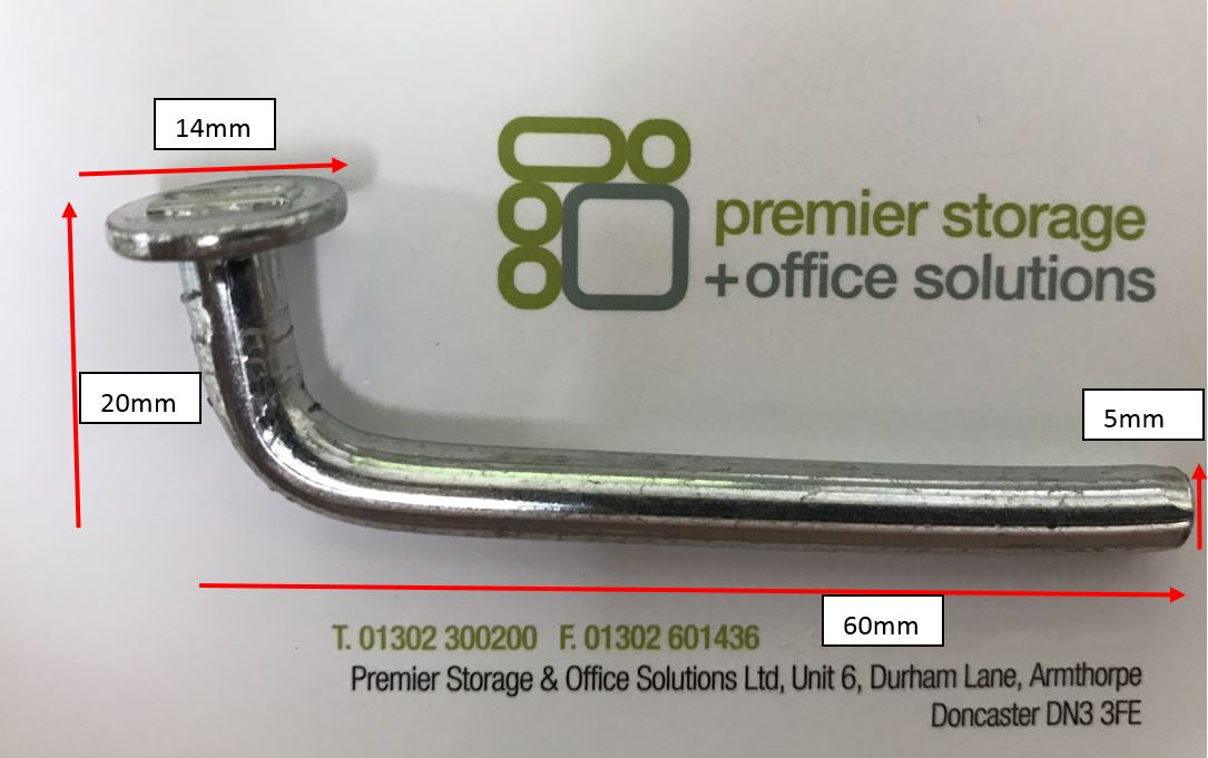 Dexion P90 Silverline Locking Pin (Silver)