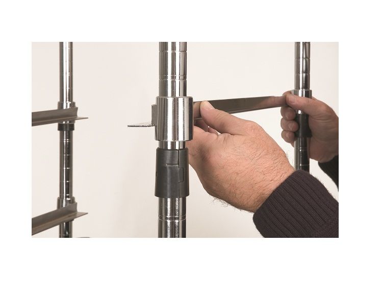 Shelfspan Euro Box Trolley – Nickel Chrome Trolley for 400x600mm ...