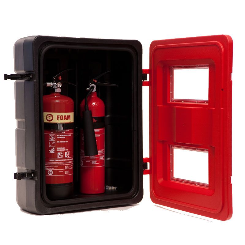 Firemark Plastic Fire Extinguisher Boxes – Corrosion Resistant Polyethylene