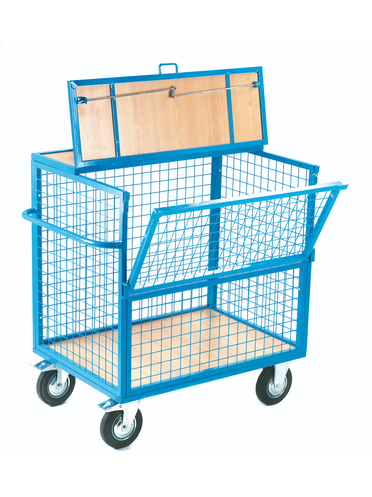 Security Trolleys - Mesh for Secure and Visible Transport