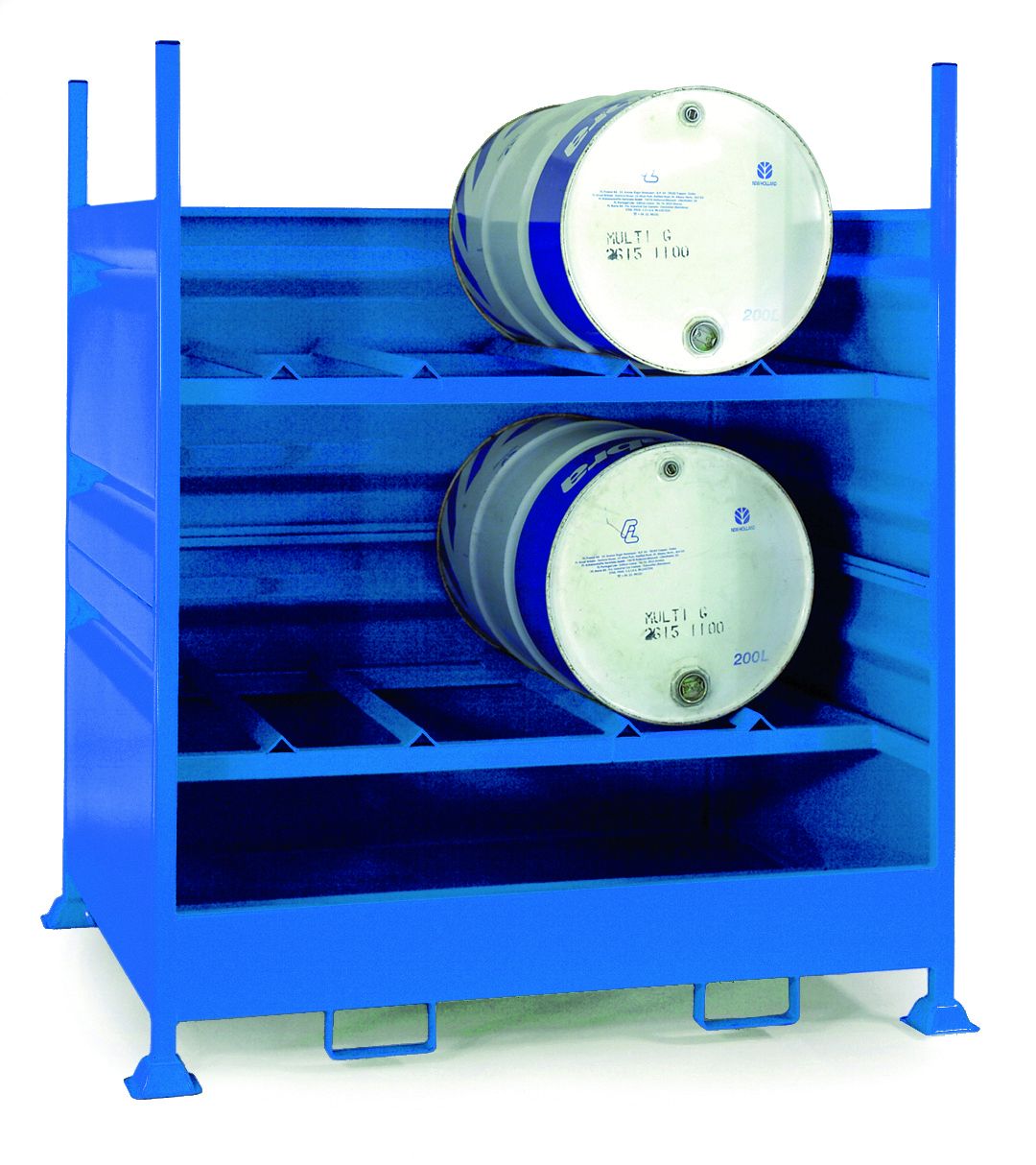 Horizontal Drum Stores – Secure Oil Drum Storage for 4 Drums
