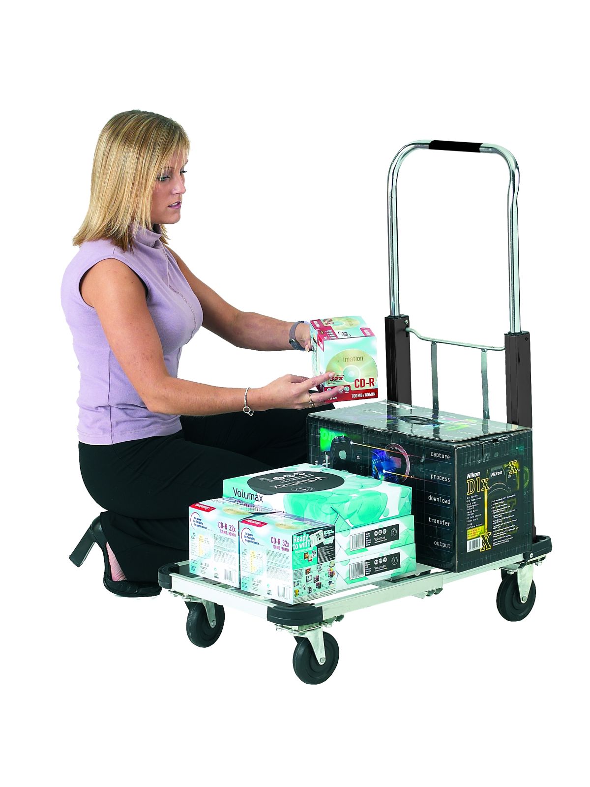 Multi-Position Trolley – Folding Platform Truck for Versatile Transport