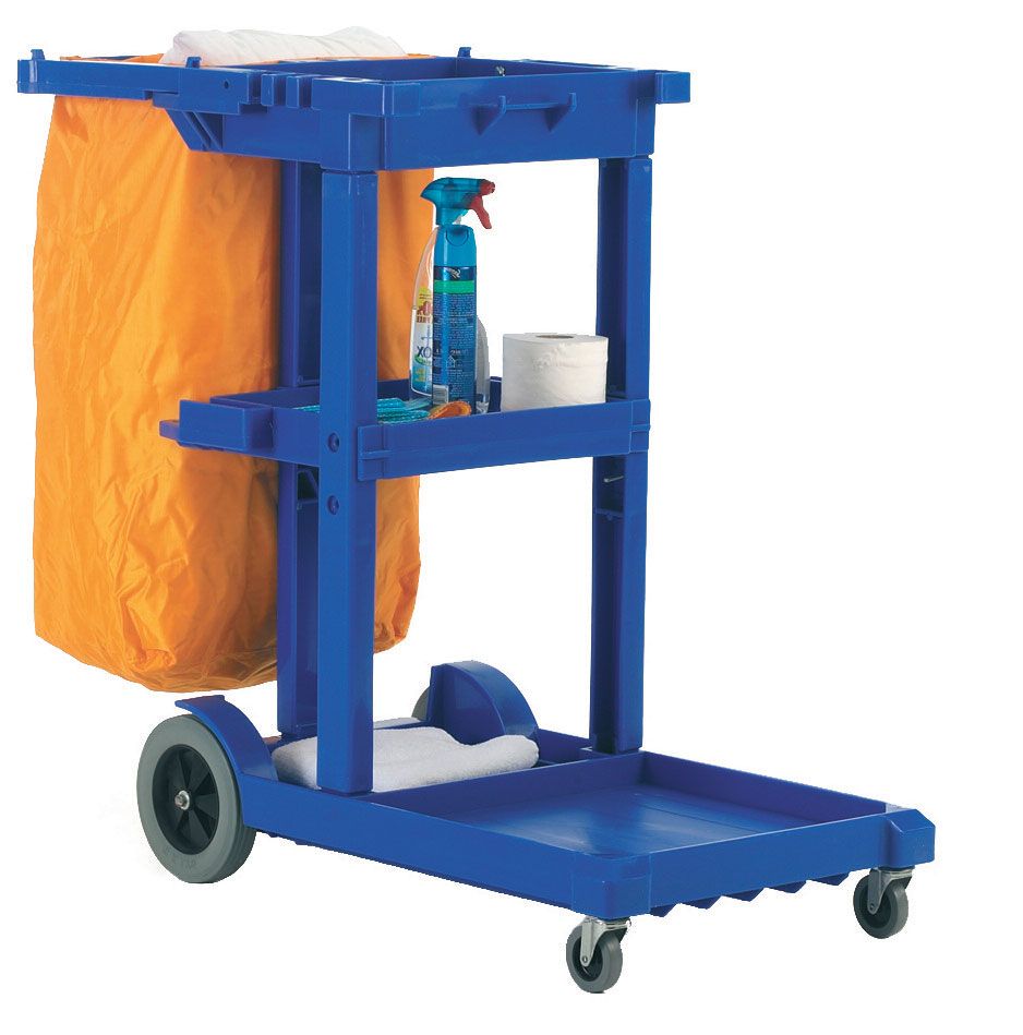 Janitorial Cleaning Trolley – Efficient & Mobile Cleaning Solution