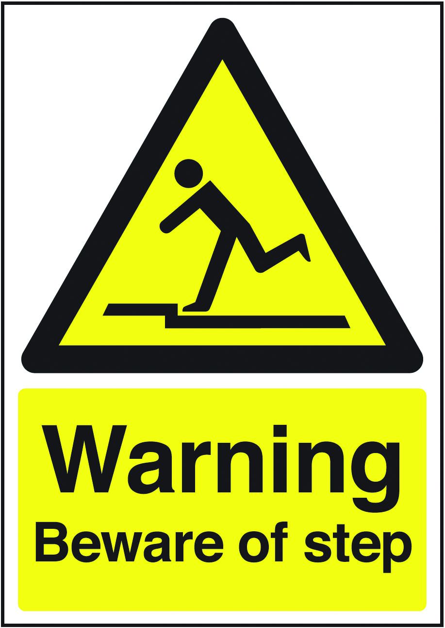 GPC Warning Beware of Step Sign