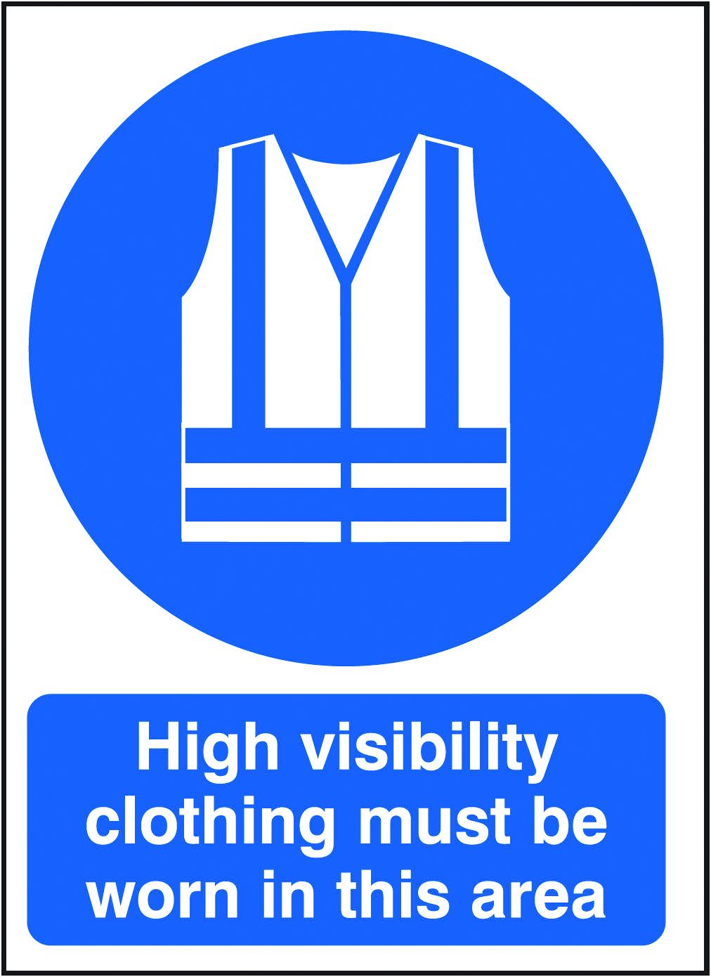 GPC High Visibility Clothing Must Be Worn Sign