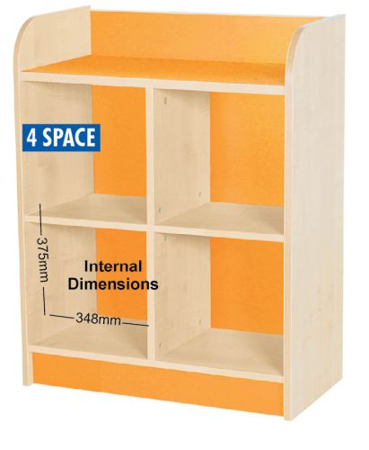 Buy Twin Storage Cubes 1000mm High - 4 Space Cube | KubbyClass
