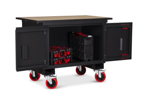 Armorgard Mobile Tuffbench - Heavy-Duty Workbench with Secure Storage