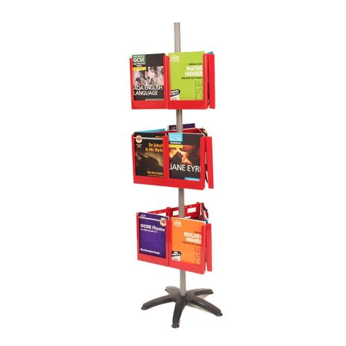 Metroplan Expanda-Stand Coloured Carousel – 3-Tier Revolving Leaflet ...