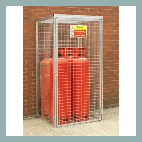 Premier Standard Gas Cylinder Cage – Secure Storage for 4 x 47kg Cylinders