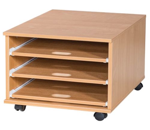 Willowbrook Professional A2 Paper Storage Unit with Sliding Shelves ...