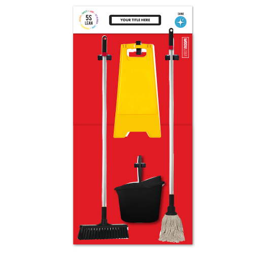 Premier Modulean Shadow Boards – Cleaning Board XL – 5S Cleaning ...