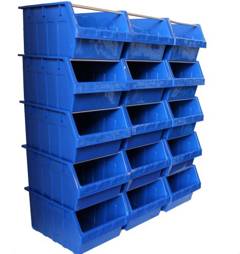 Premier Supra Bins – Heavy Duty Large Stacking Bins with Retaining Rod ...