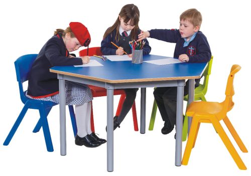 Willowbrook KubbyClass Hexagon Classroom Tables – Versatile for ...