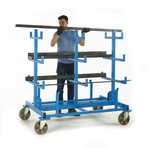 GPC Heavy Duty Mobile Bar Storage Rack – Robust & Versatile Storage ...