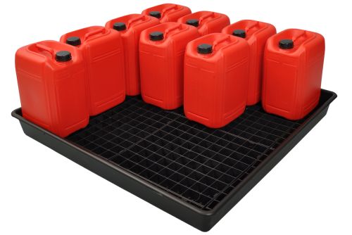 Fentex 120L Bunded Drip Tray – Holds 16 x 25L Drums Safely