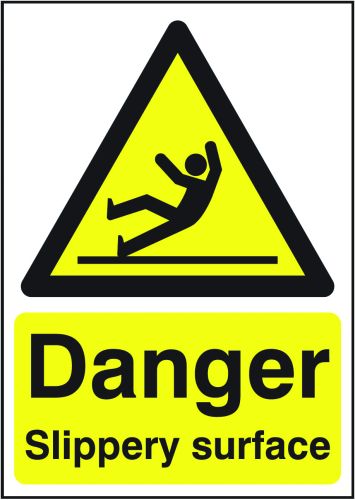GPC Danger Slippery Surface Sign