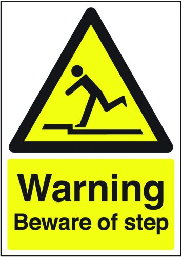 GPC Warning Beware of Step Sign
