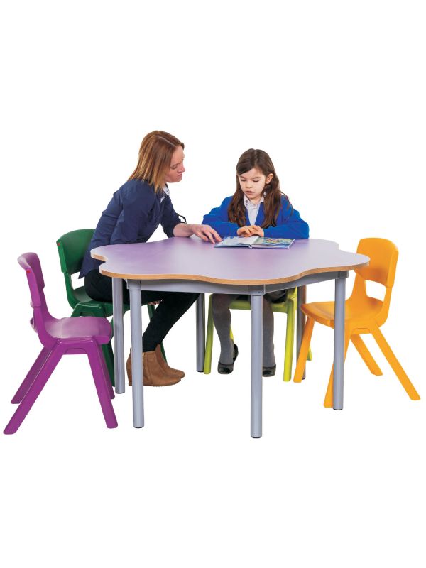 Willowbrook KubbyClass 6 Leaf Petal Classroom Table – Designed for ...