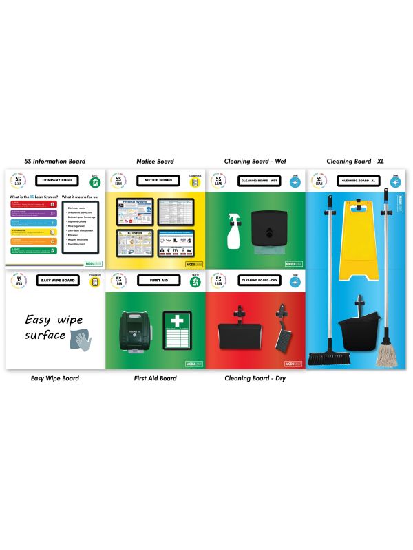 Premier Modulean Shadow Boards – Cleaning Board XL – 5S Cleaning ...