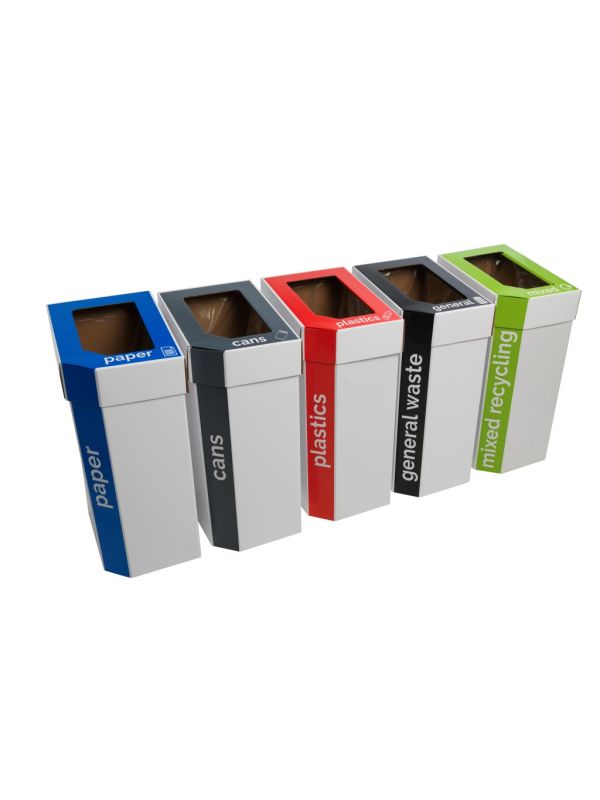 GPC Cardboard Recycling Bins - Set of 5 – Eco-Friendly and Efficient ...