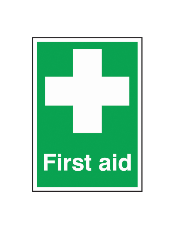 GPC First Aid Sign – Bulk Pack of 10 for Health and Safety Compliance