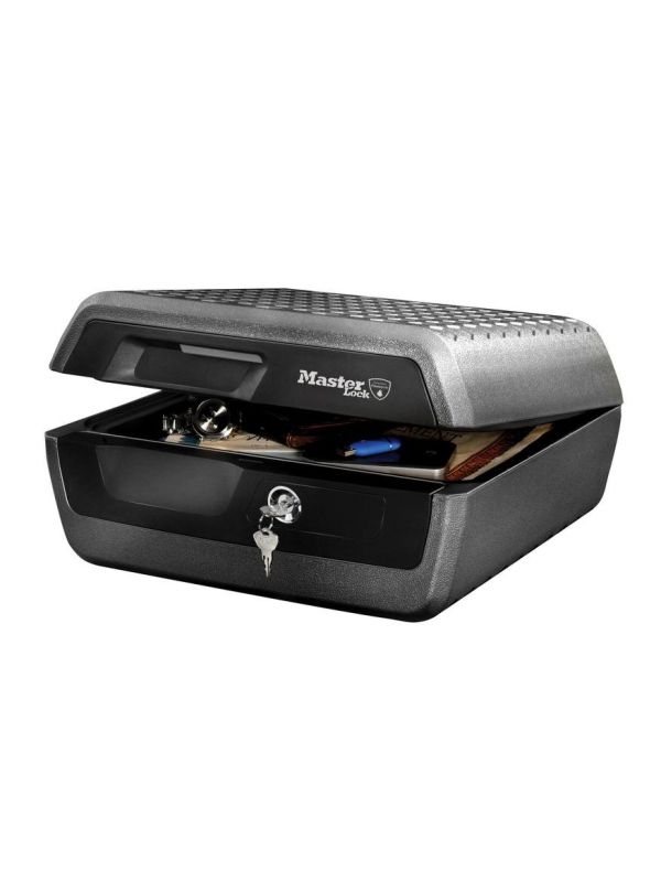 Safeguard Valuables with Securikey Master Lock Fire Chest