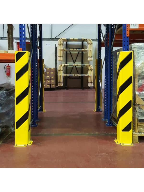 Heavy Duty Pallet Racking Protectors - Black Bull