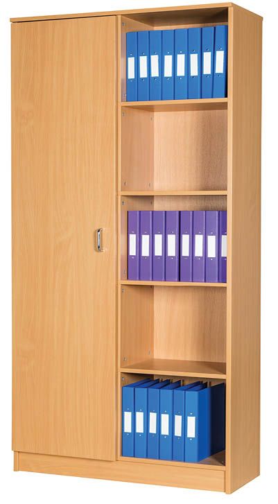 Premium Box File Storage Unit with Cupboard for Organised Workspace