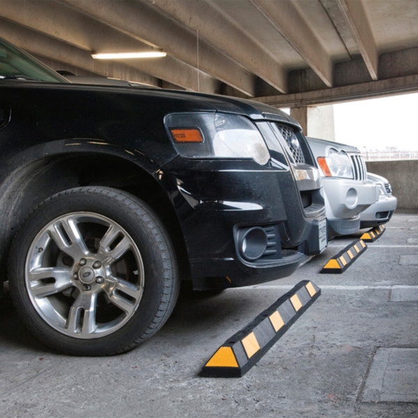 Park-It® Heavy Duty Rubber Car Parking Truck Garage Wheel Stop Block | eBay