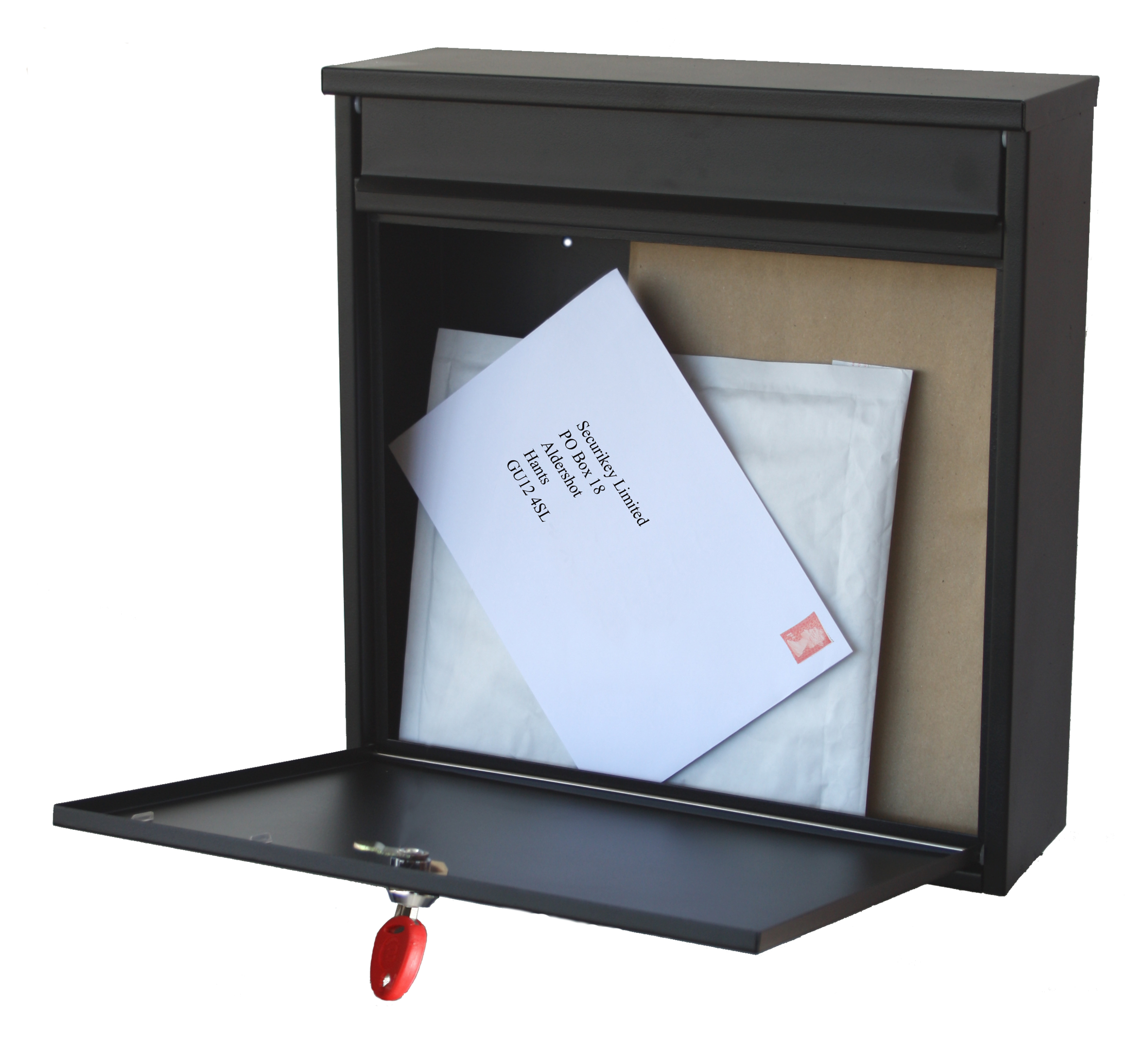Wall Mounted Post Boxes (PBSPB-TOP270-RK)