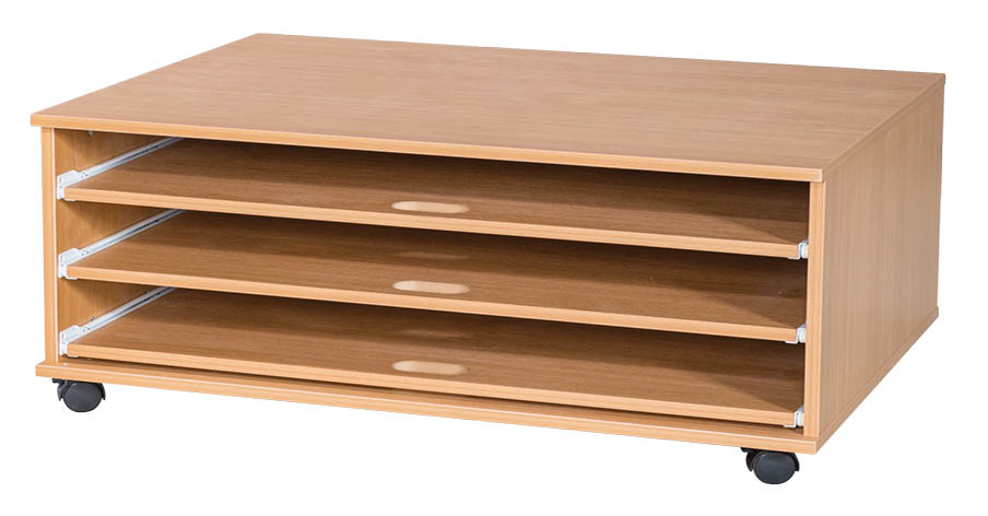 Professional A1 Paper Storage Unit Sliding Shelves (PA52026)