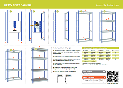 Highly Durable 5-Shelf Heavy-Duty Rivet Racking | Premier Storage