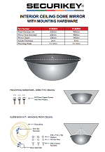 Shop Hemisphere 360° Ceiling Dome Mirrors - Free Shipping!